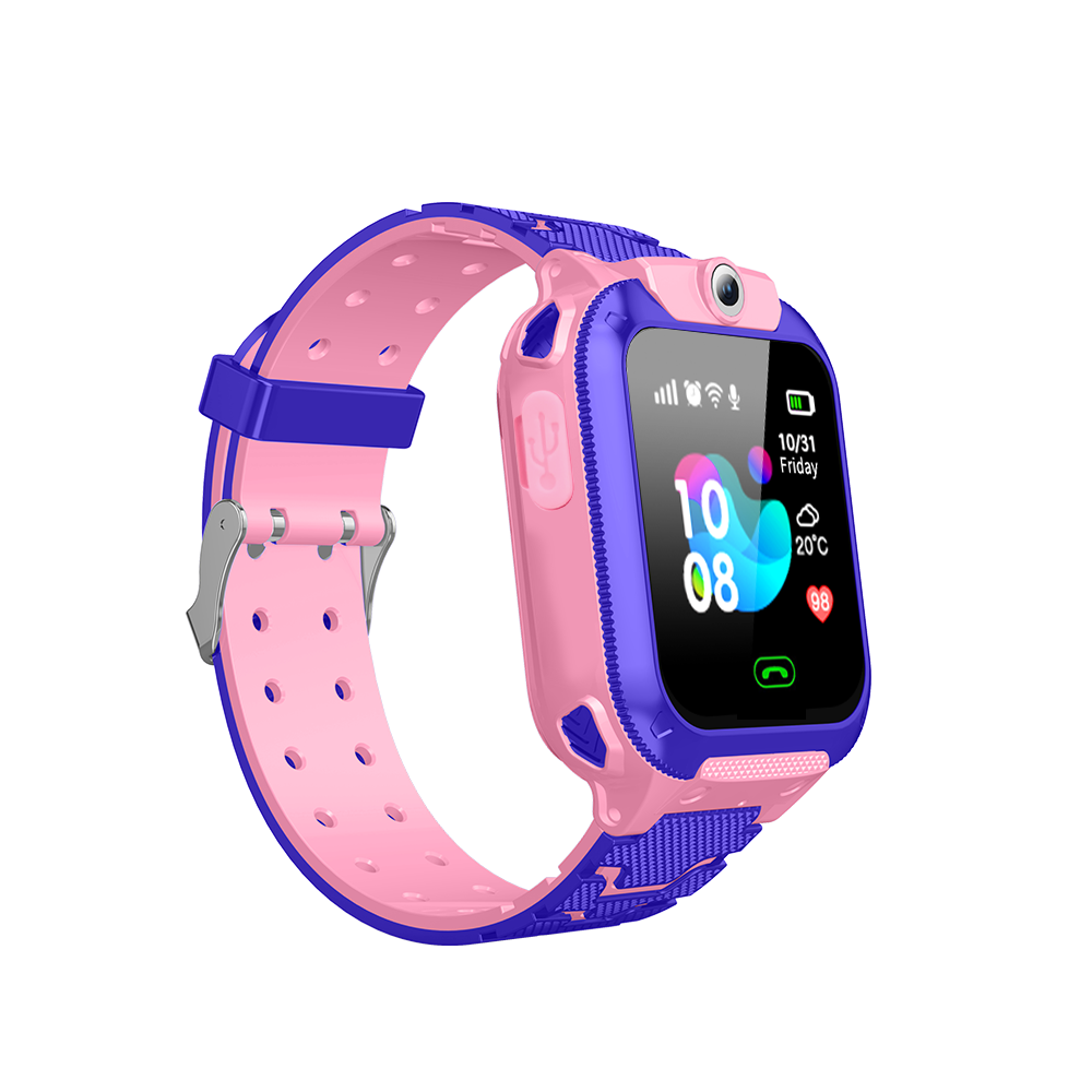 Детские LBS часы Где мои дети Pingo Bloom V2 2G (Розовые) + приложение в подарок
