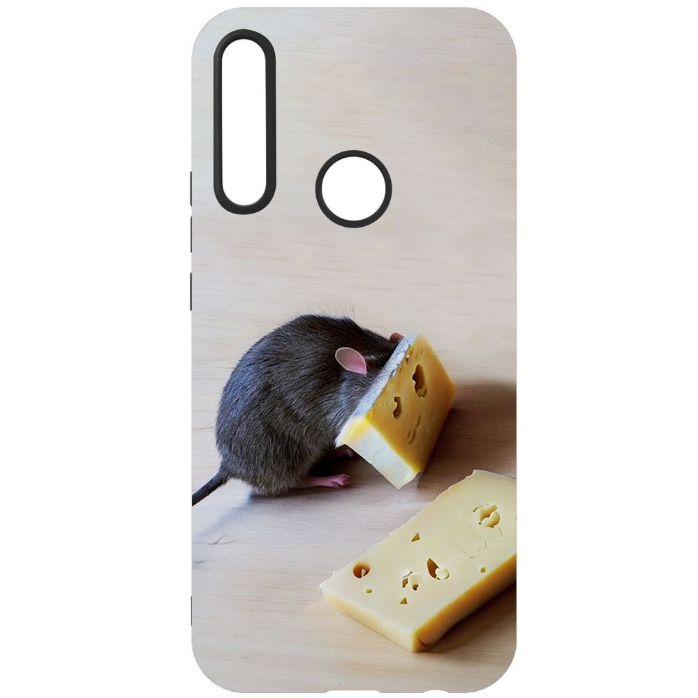 Чехол-накладка Софт Мышь и сыр для Huawei P Smart Z