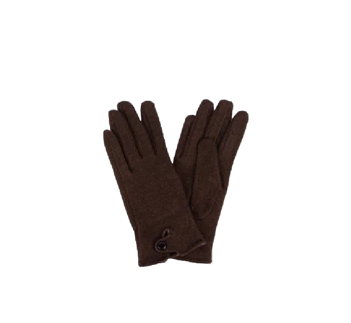 Перчатки женские Russian Look ANGARA03 черные, one size