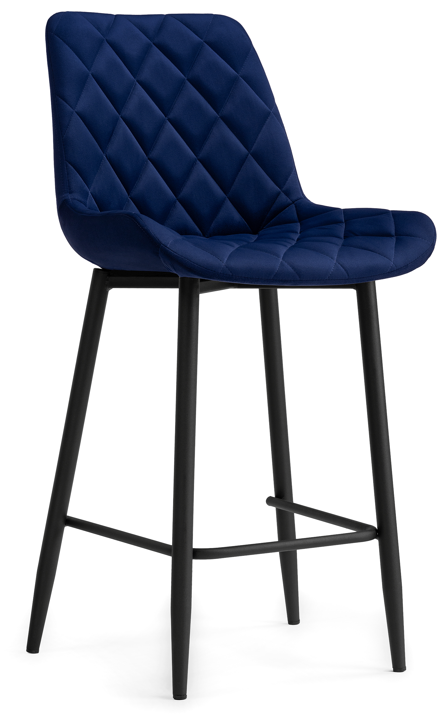 Полубарный стул Мебельные решения Баодин, синий/черный