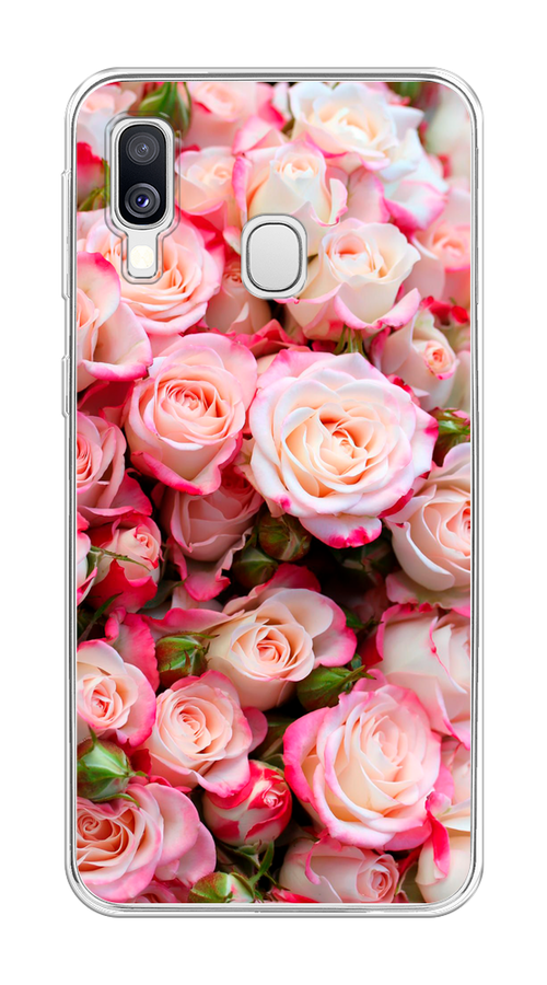 Чехол на Samsung Galaxy A40  "Много роз"