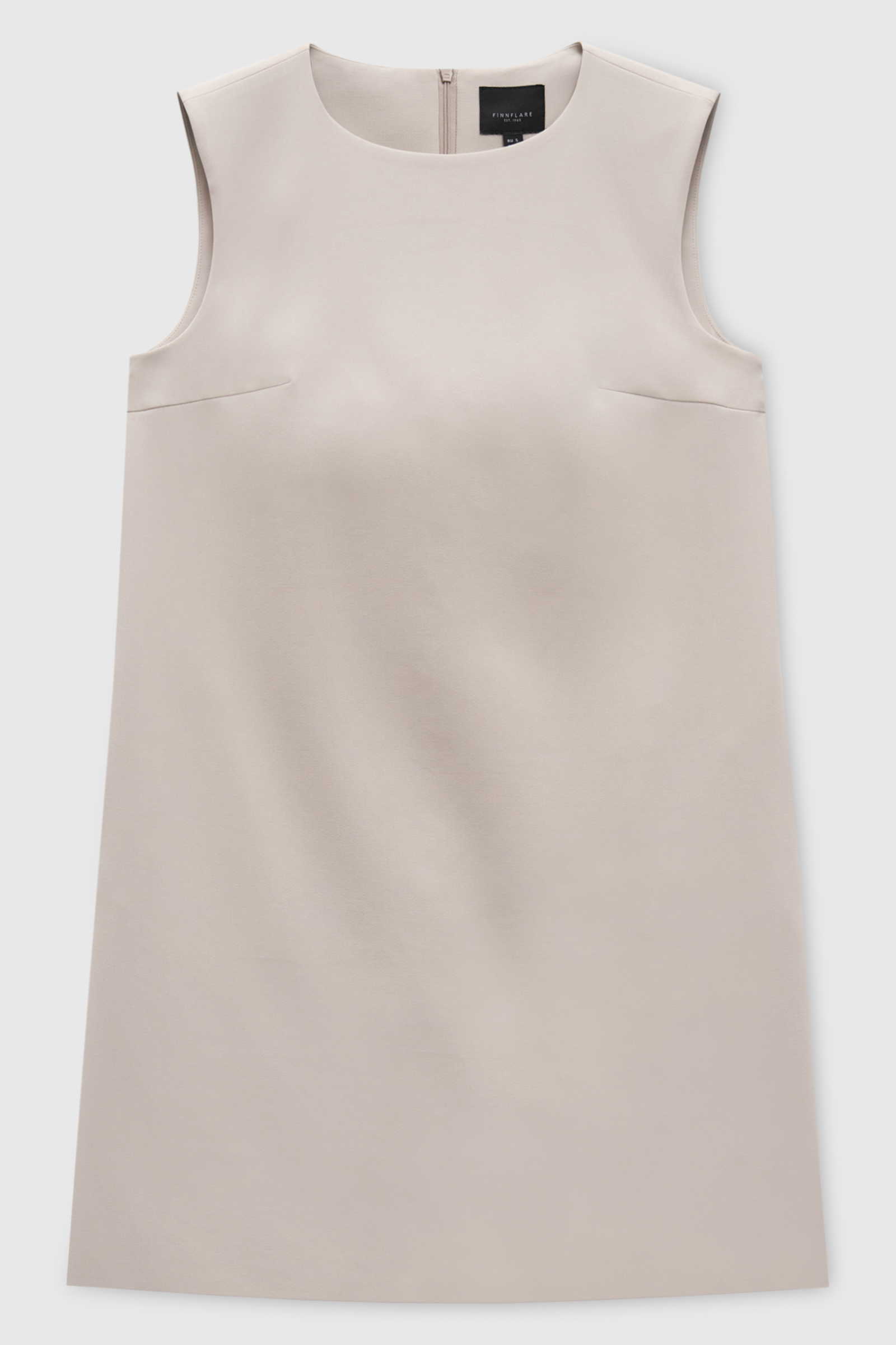 Платье женское Finn Flare FAD110175 бежевое S