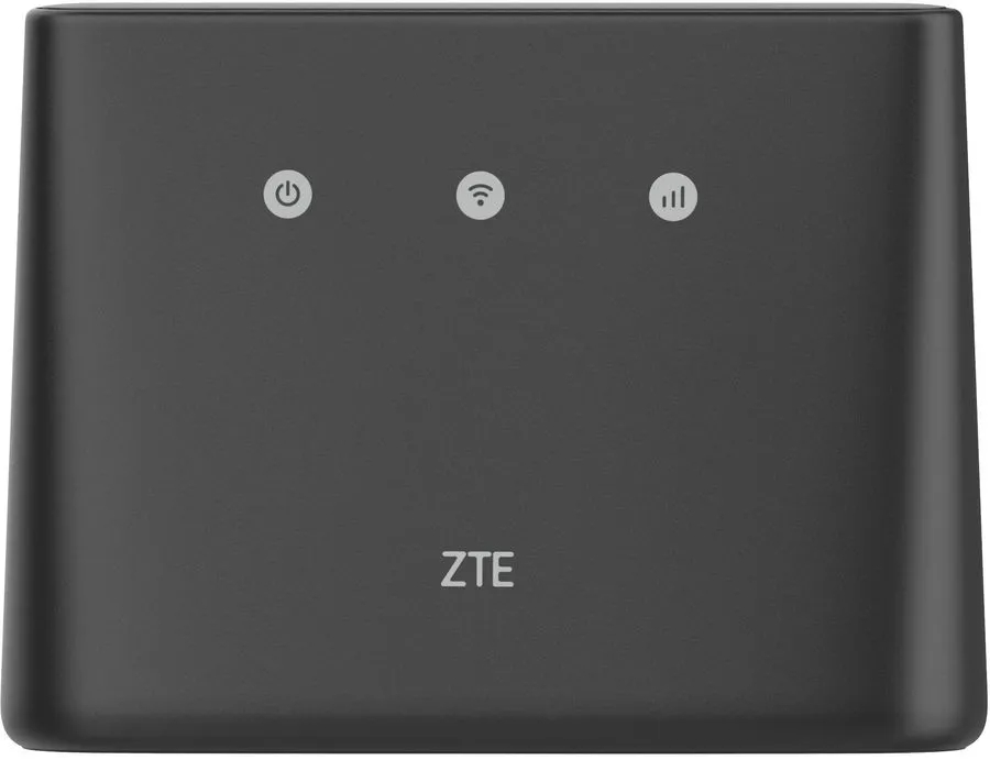 Wi-Fi роутер ZTE MF293N 10/100/1000BASE-TX/3G/4G, cat.4, черный