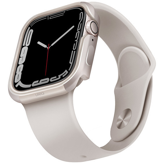 Чехол Uniq Valencia aluminium для смарт-часов Apple Watch 44mm золотистый