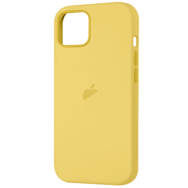 Чехол iPhone 14 Plus Silicon Case Sun Glow (MagSafe) c Logo, желтый