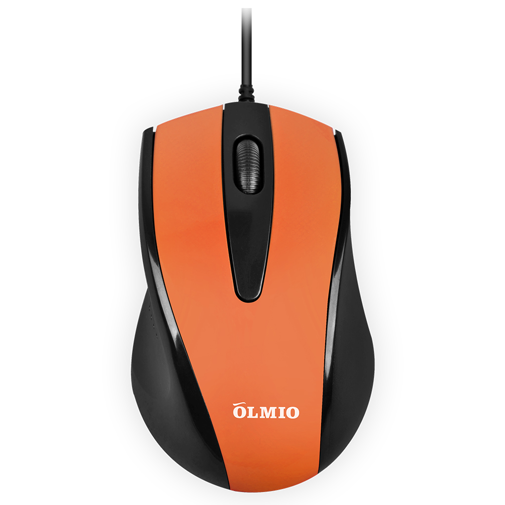 Проводная мышь Olmio CM-07 оранжевый