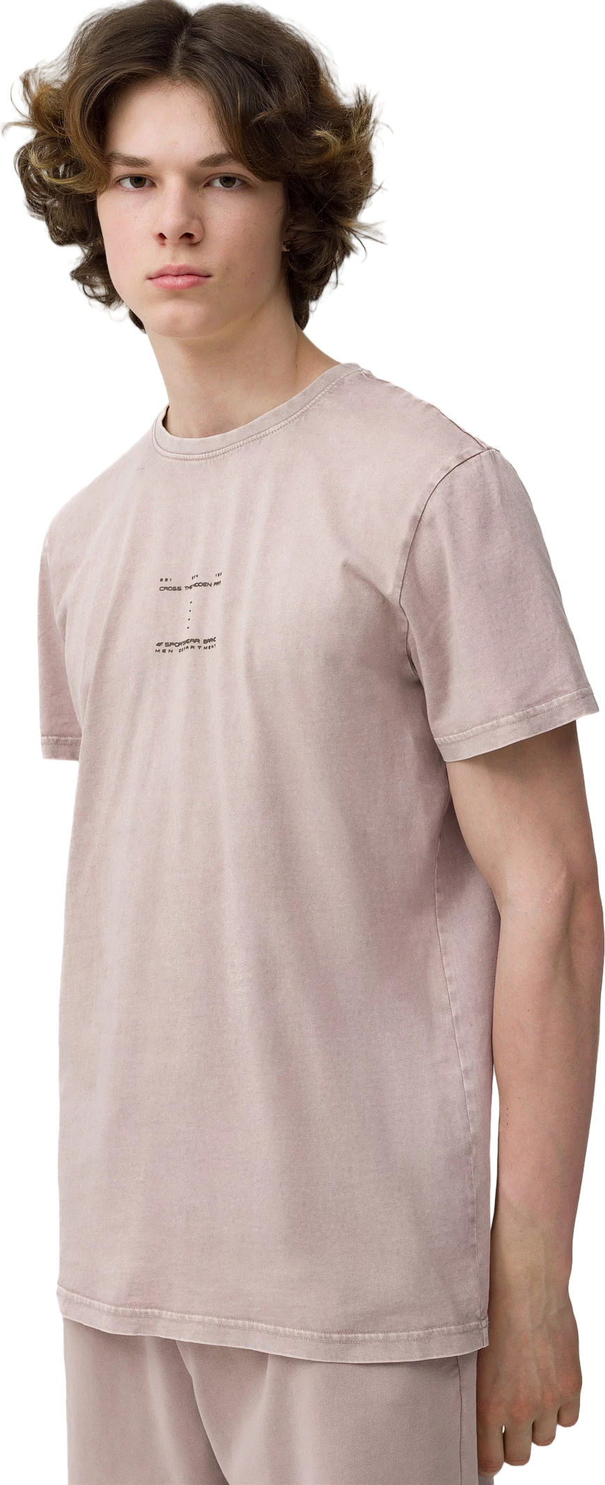 Футболка мужская TSHIRT M296 4F бежевая S