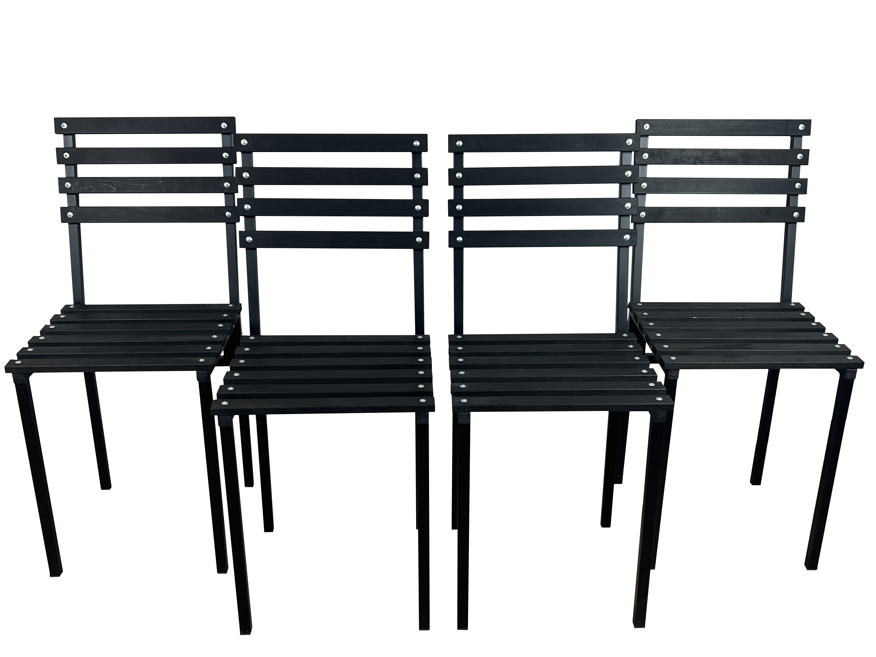 Комплект стульев 4 шт. Solarius 500-10002-4, черный