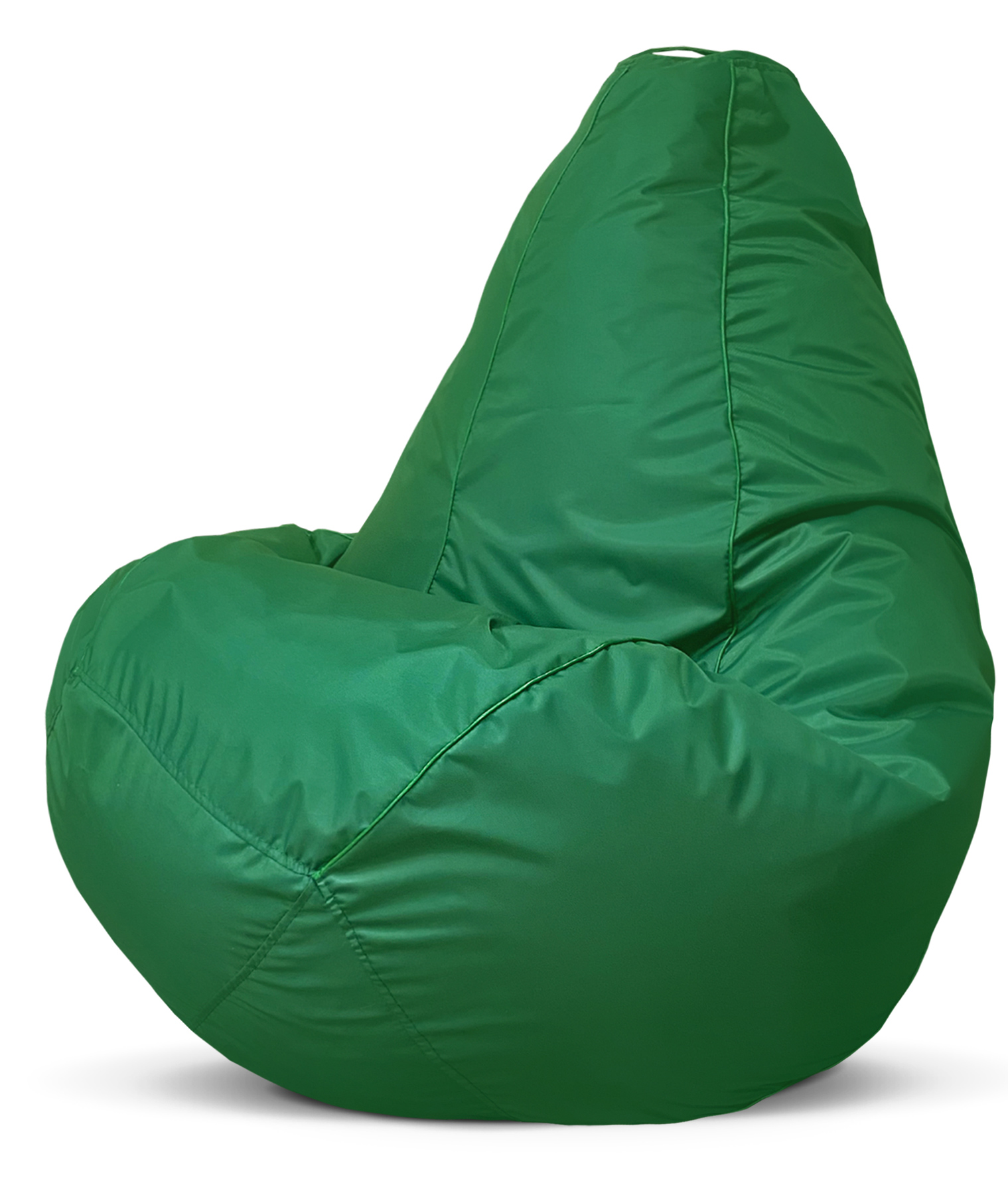 Кресло-мешок PUFLOVE пуфик груша, размер XXXL, зеленый оксфорд