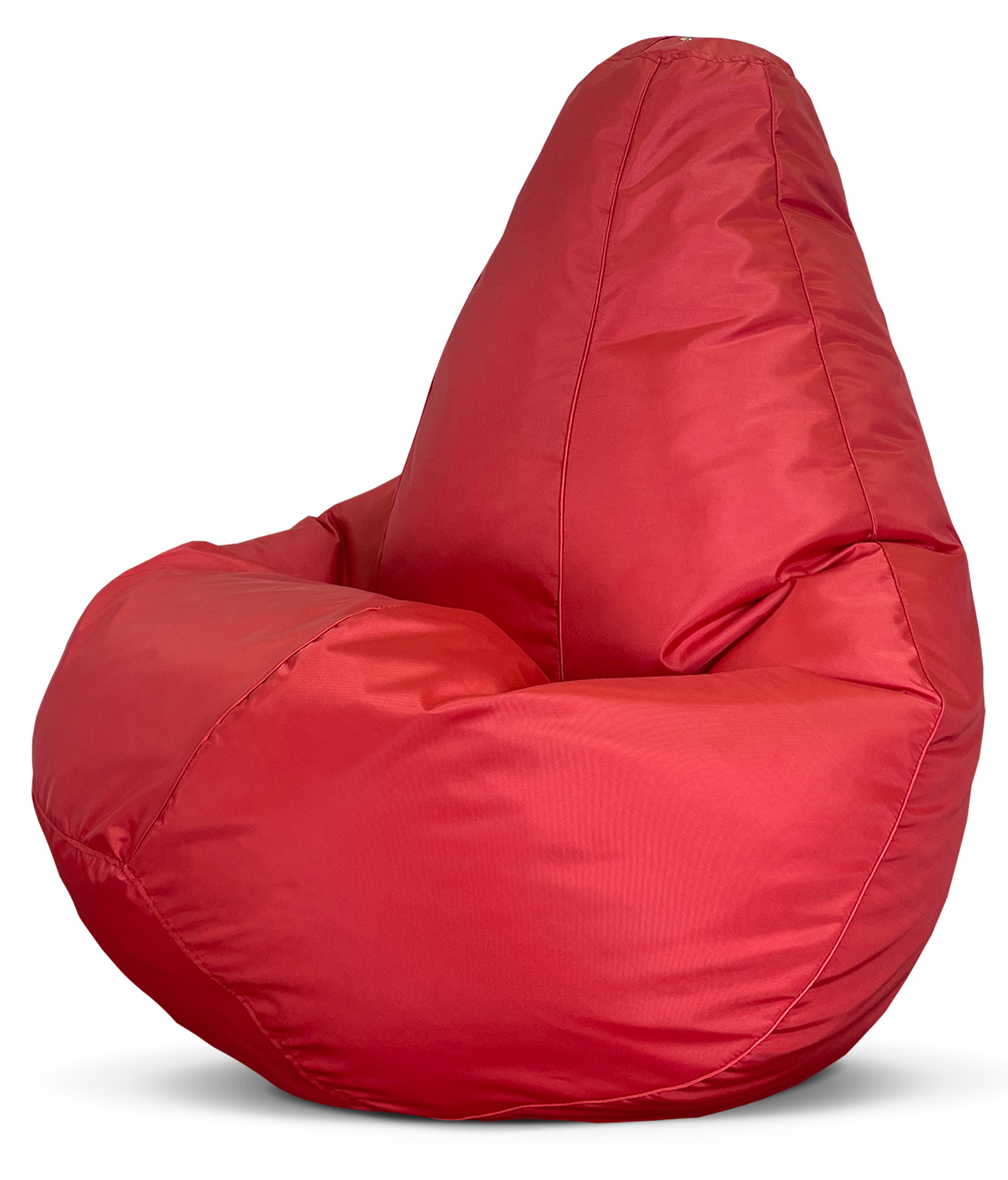 Кресло-мешок PUFLOVE пуфик груша, размер XXXL, красный оксфорд