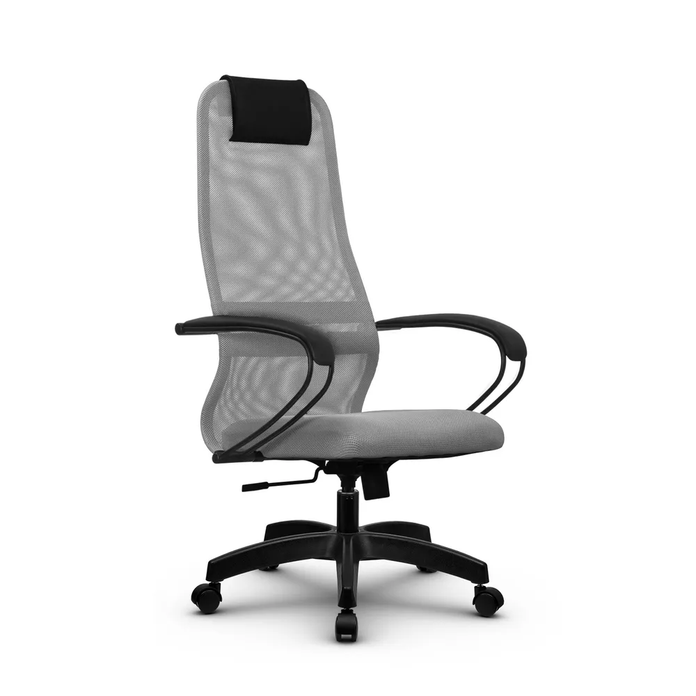 Кресло компьютерное SU-B-8/подл.130/осн.001 Светло-серый