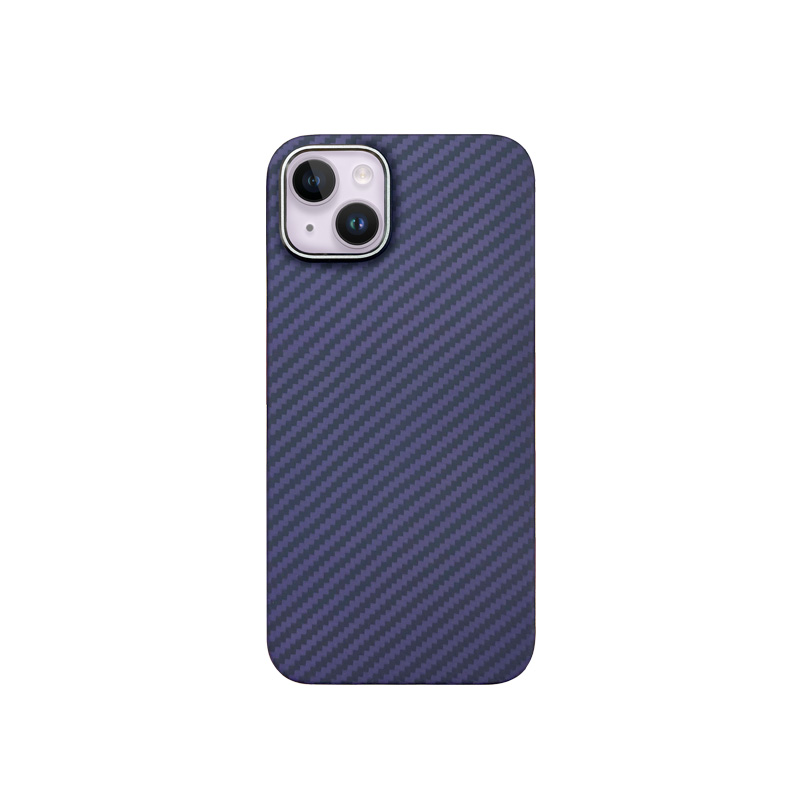 Чехол KZDOO Keivlar для iPhone 14, арамид (кевлар) ударопрочный, ультратонкий - Фиолетовый