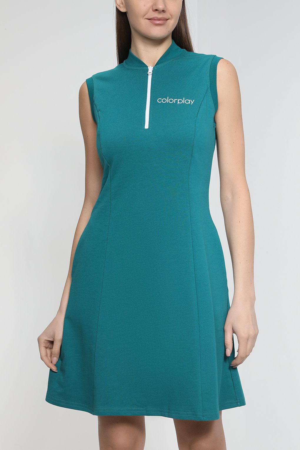 Платье женское COLORPLAY CP23035308 зеленое S