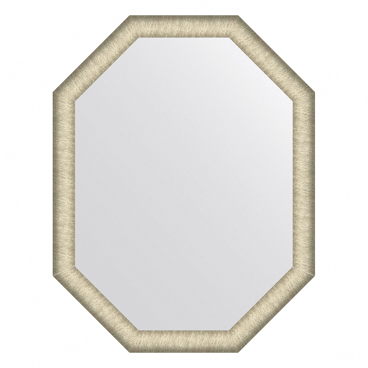 Зеркало в раме 70x90см Evoform BY 7427 брашированное серебро