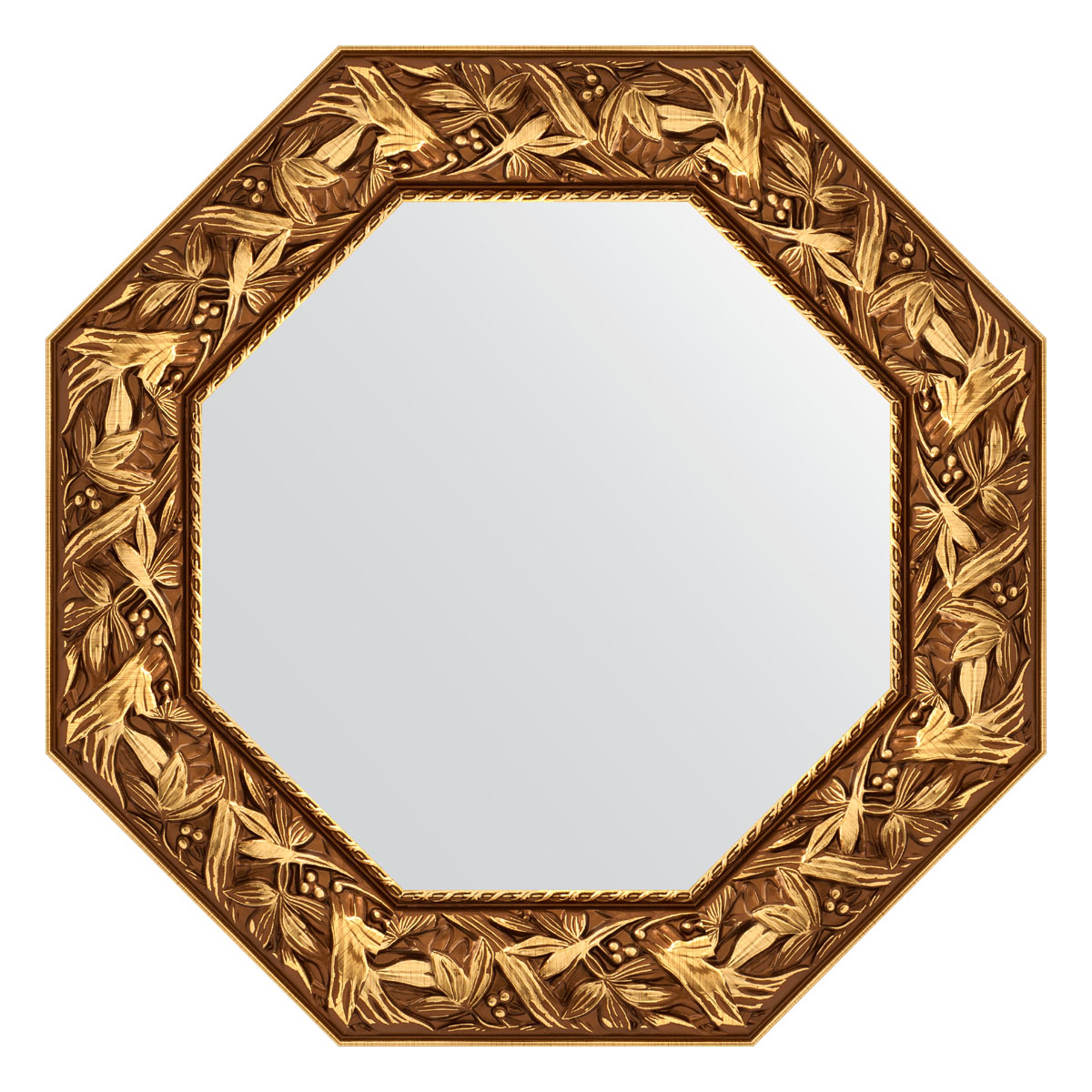 Зеркало в раме 63x63см Evoform BY 7370 византия золото