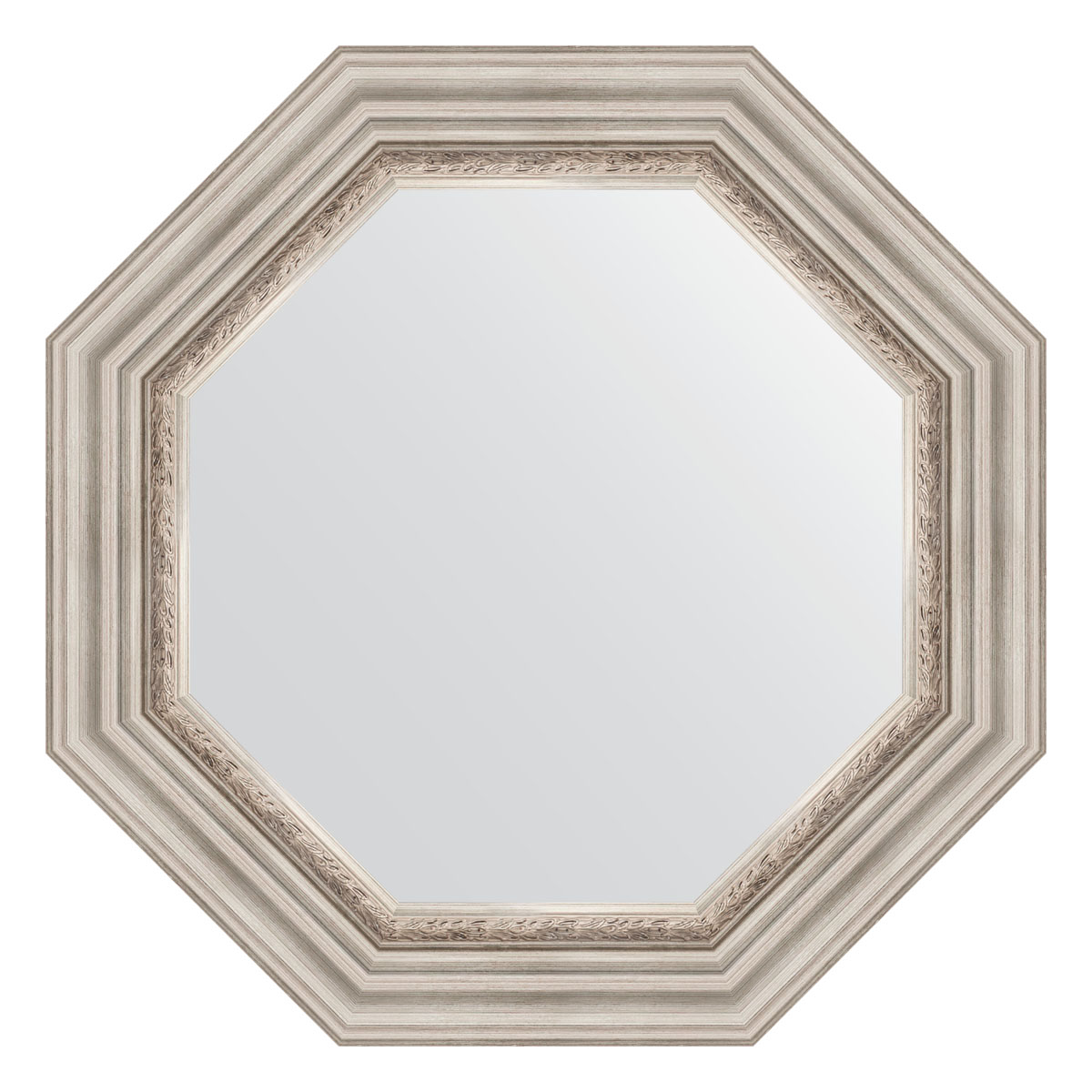 Зеркало в раме 61x61см Evoform BY 7342 римское серебро