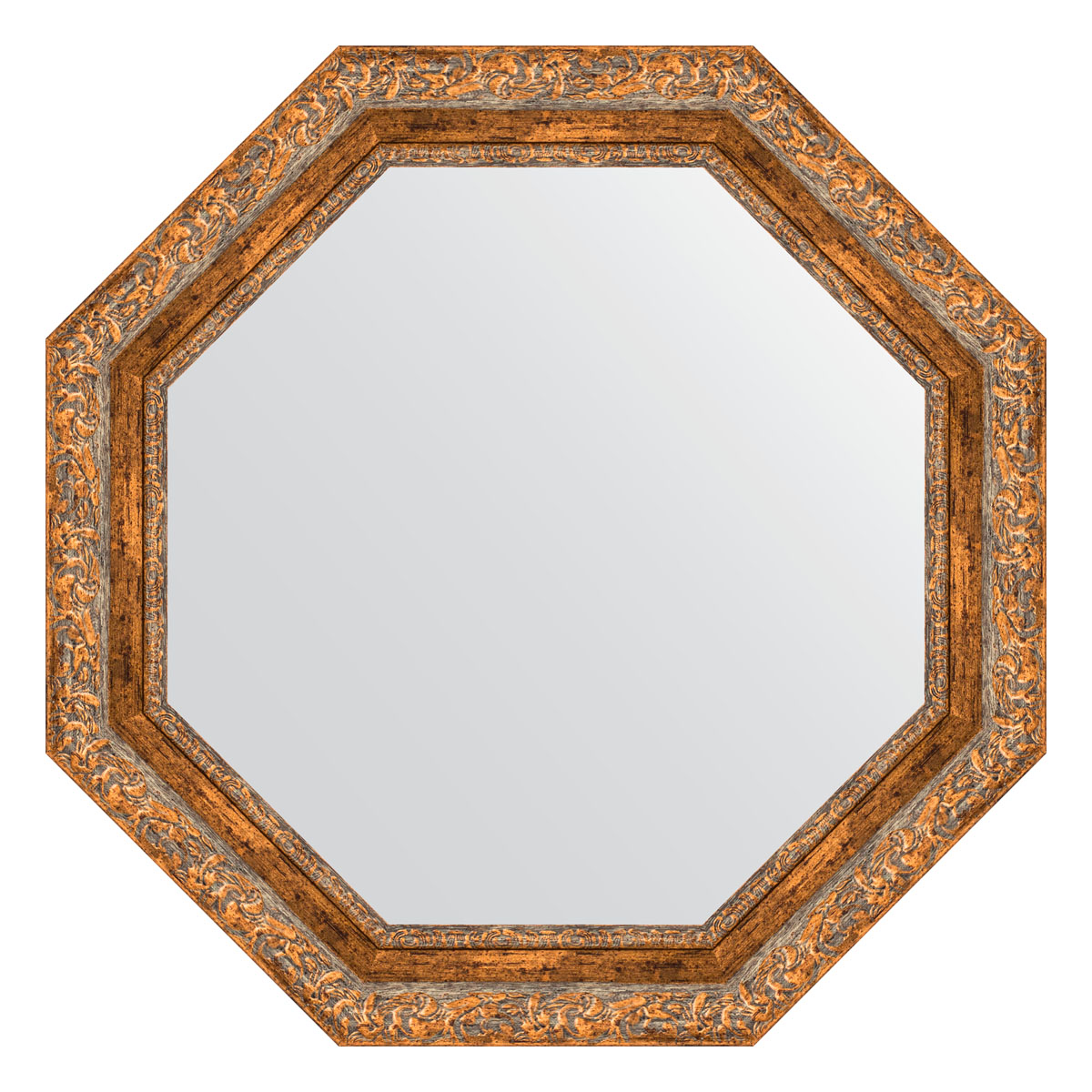 Зеркало в раме 70x70см Evoform BY 7337 виньетка античная бронза