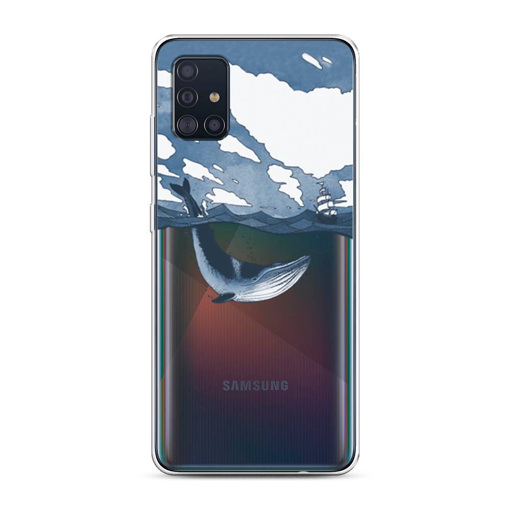 Чехол на Samsung Galaxy A51 "Большой кит"