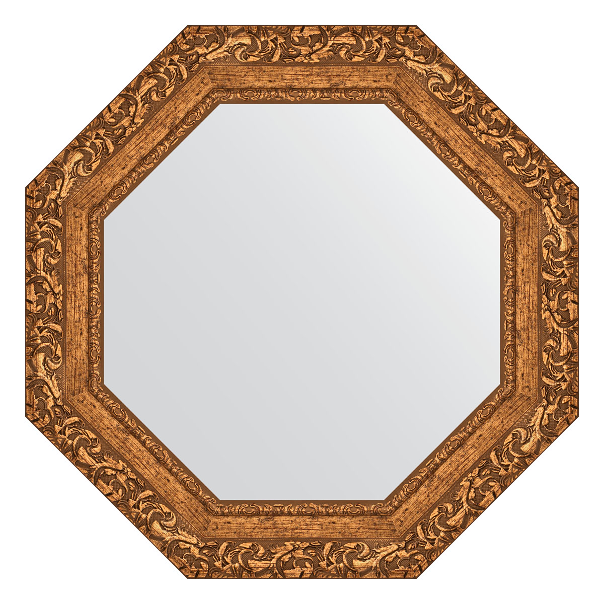 Зеркало в раме 60x60см Evoform BY 7332 виньетка бронзовая