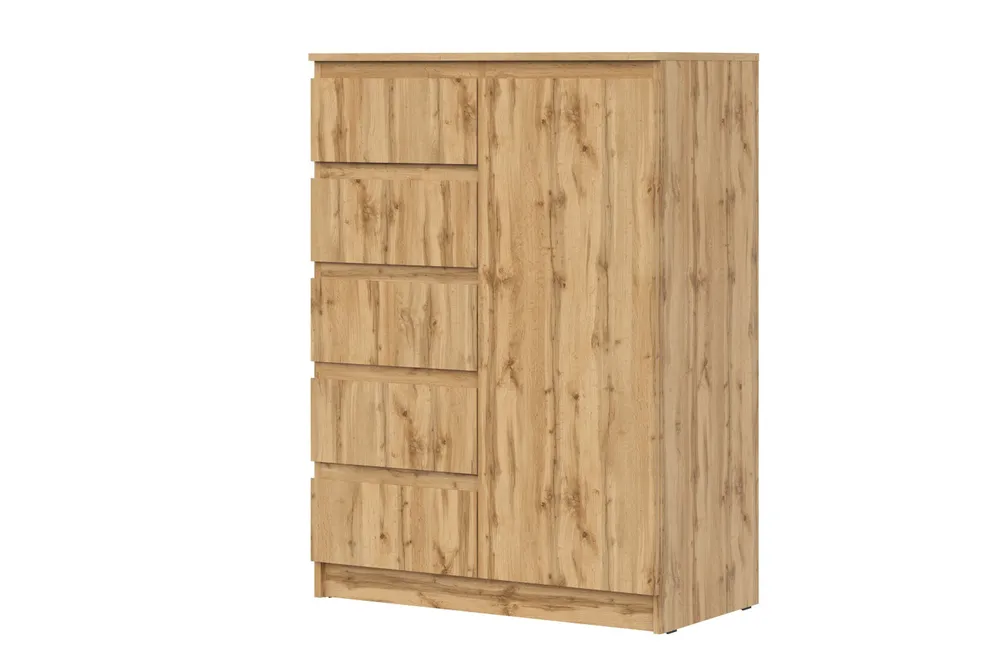 Комод деревянный НК-Мебель STERN T-15, Дуб вотан, 83х114,3х43,3