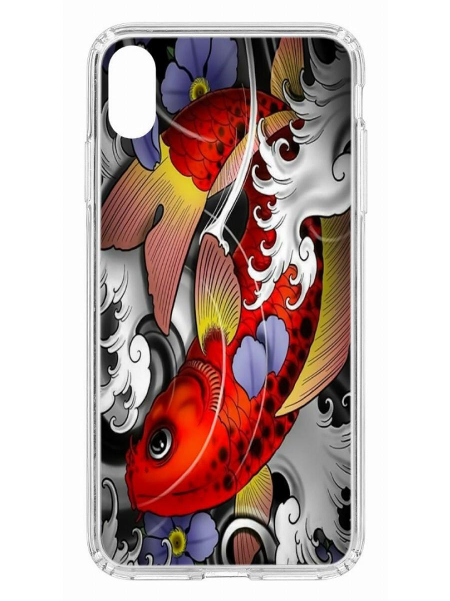 Чехол на Apple iPhone XS Max Kruche Print Кои