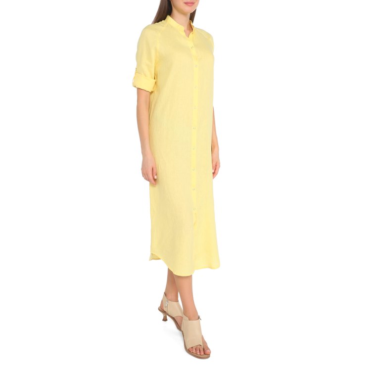 Платье женское Maison David MLY2117 желтое S