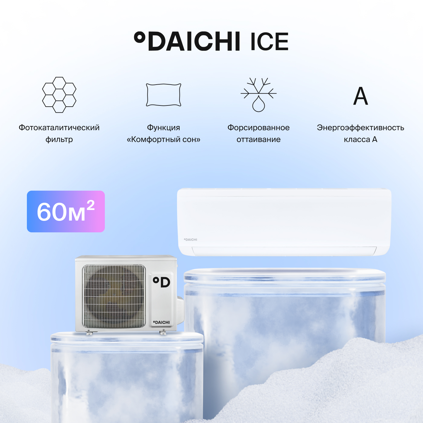 Сплит-система Daichi ICE60AVQ1-1/ICE60FV1-1