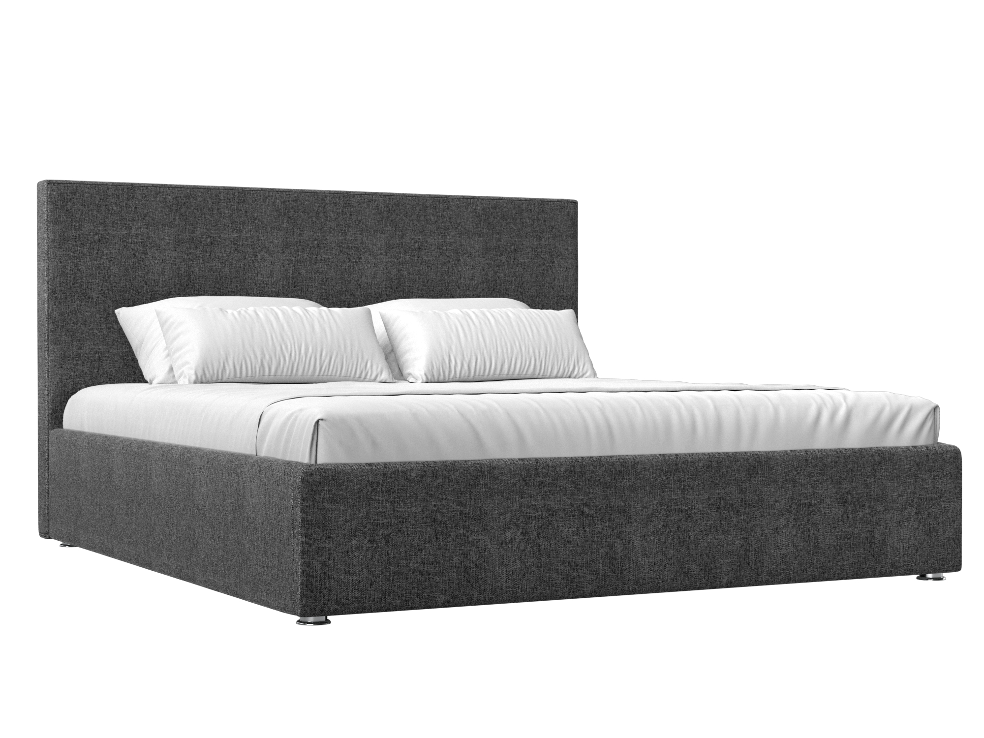 Интерьерная кровать Кариба 180 рогожка серый