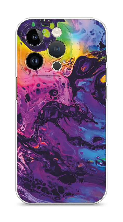 Силиконовый чехол Awog "ACID fluid" для Apple iPhone 14 Pro