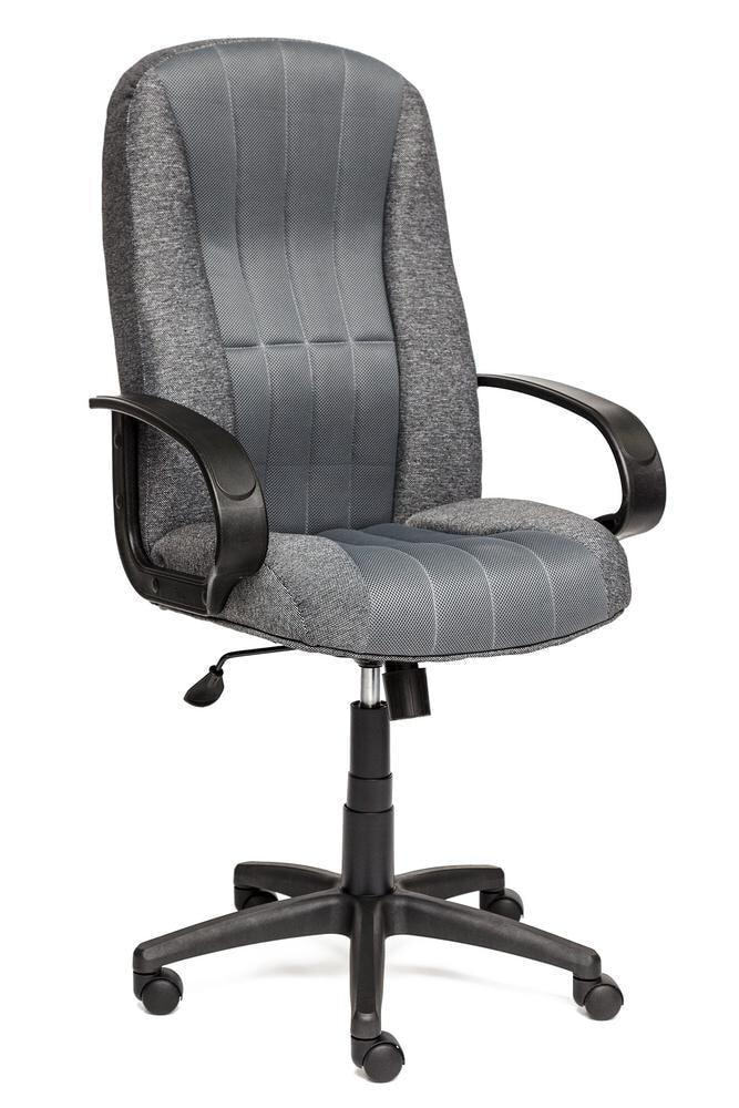 Офисное кресло Империя Стульев СН833, ткань/сетка, серый