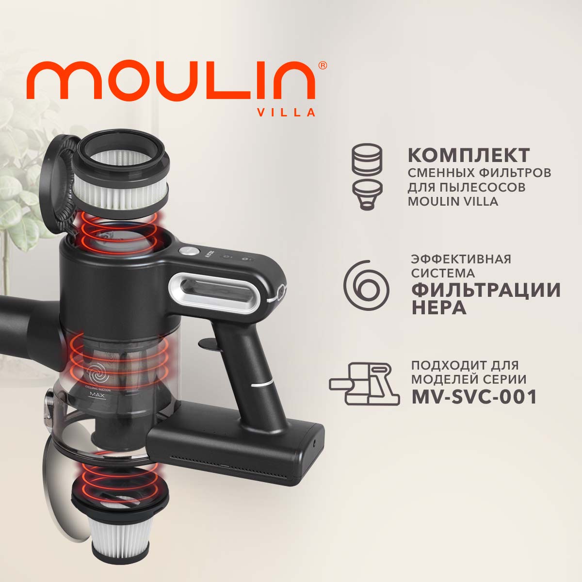 Комплект фильтров Moulin Villa MV-RFS 001