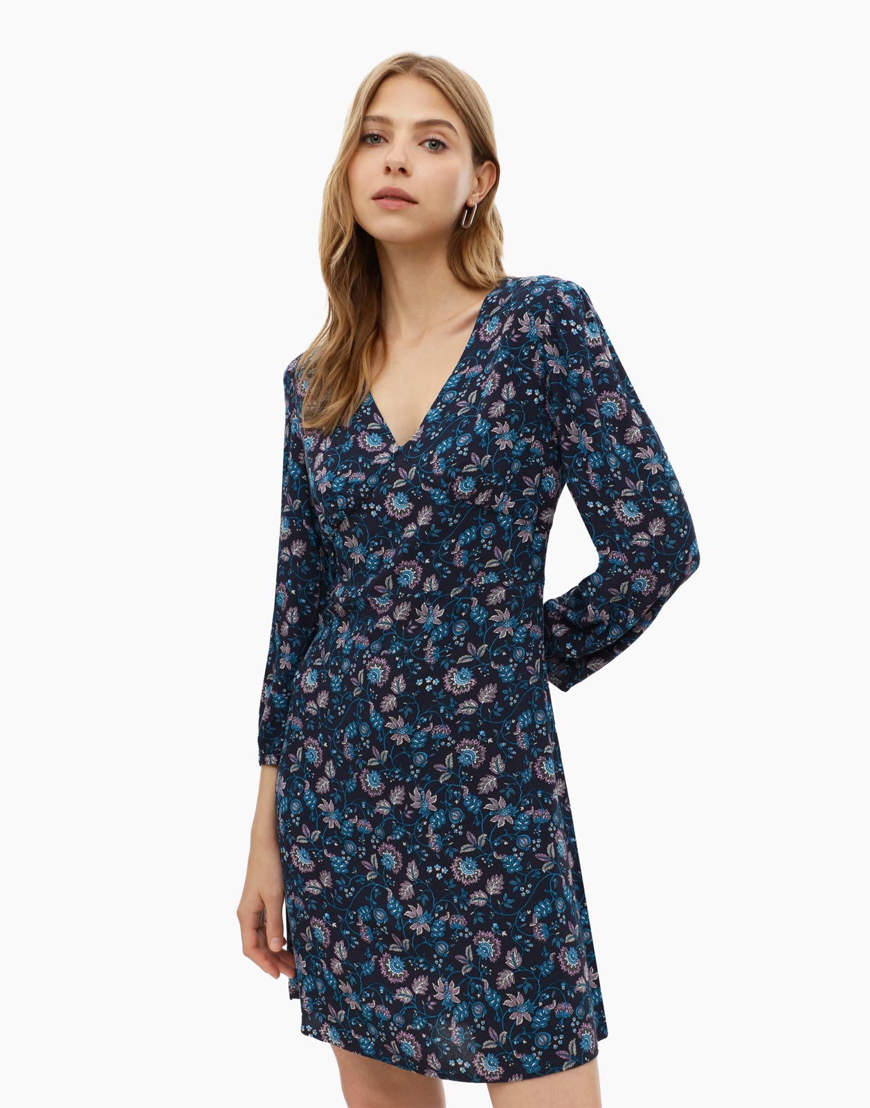Платье женское Gloria Jeans GDR027376 синее XS (38-40)