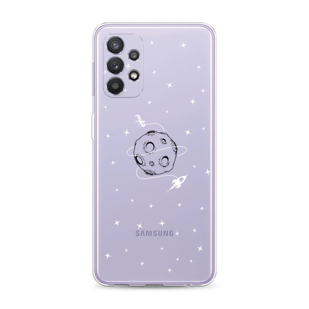 Чехол на Samsung Galaxy A32 "Полет вокруг луны"