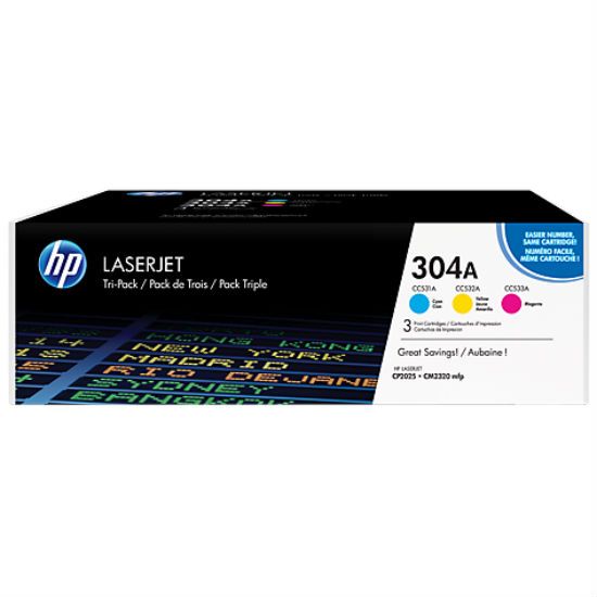 Картридж для лазерного принтера HP 304A (CF372AM) цветной, оригинал