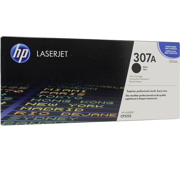 Картридж для лазерного принтера HP 307A (CE740A) черный, оригинал