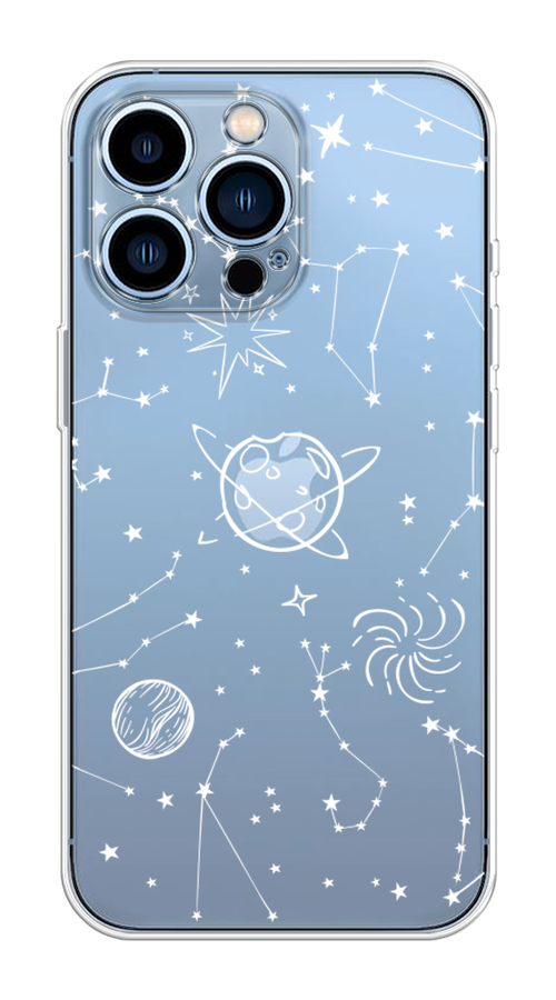 Чехол на Apple iPhone 13 Pro "Планеты в космосе"