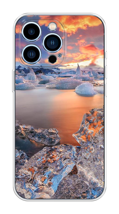 Чехол на Apple iPhone 13 Pro "Ледники"