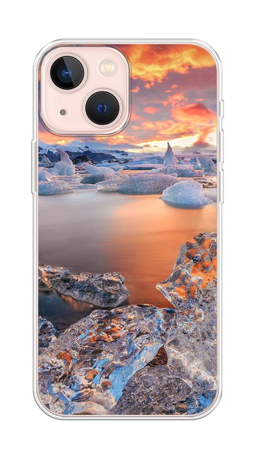Чехол на Apple iPhone 13 mini "Ледники"
