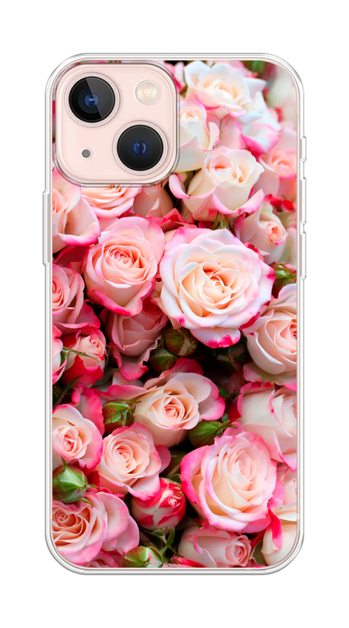 Чехол на Apple iPhone 13 mini "Много роз"