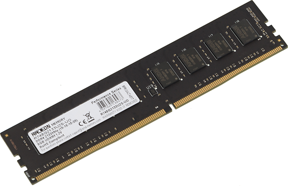 Оперативная память AMD 8Gb DDR4 2133MHz (R748G2133U2S-UO)