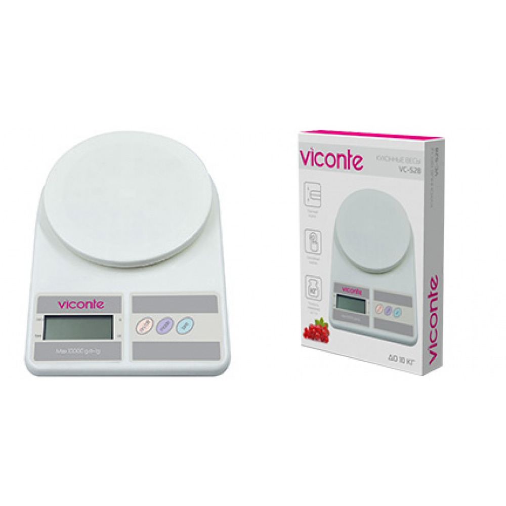 Весы кухонные Viconte VC-528 белый