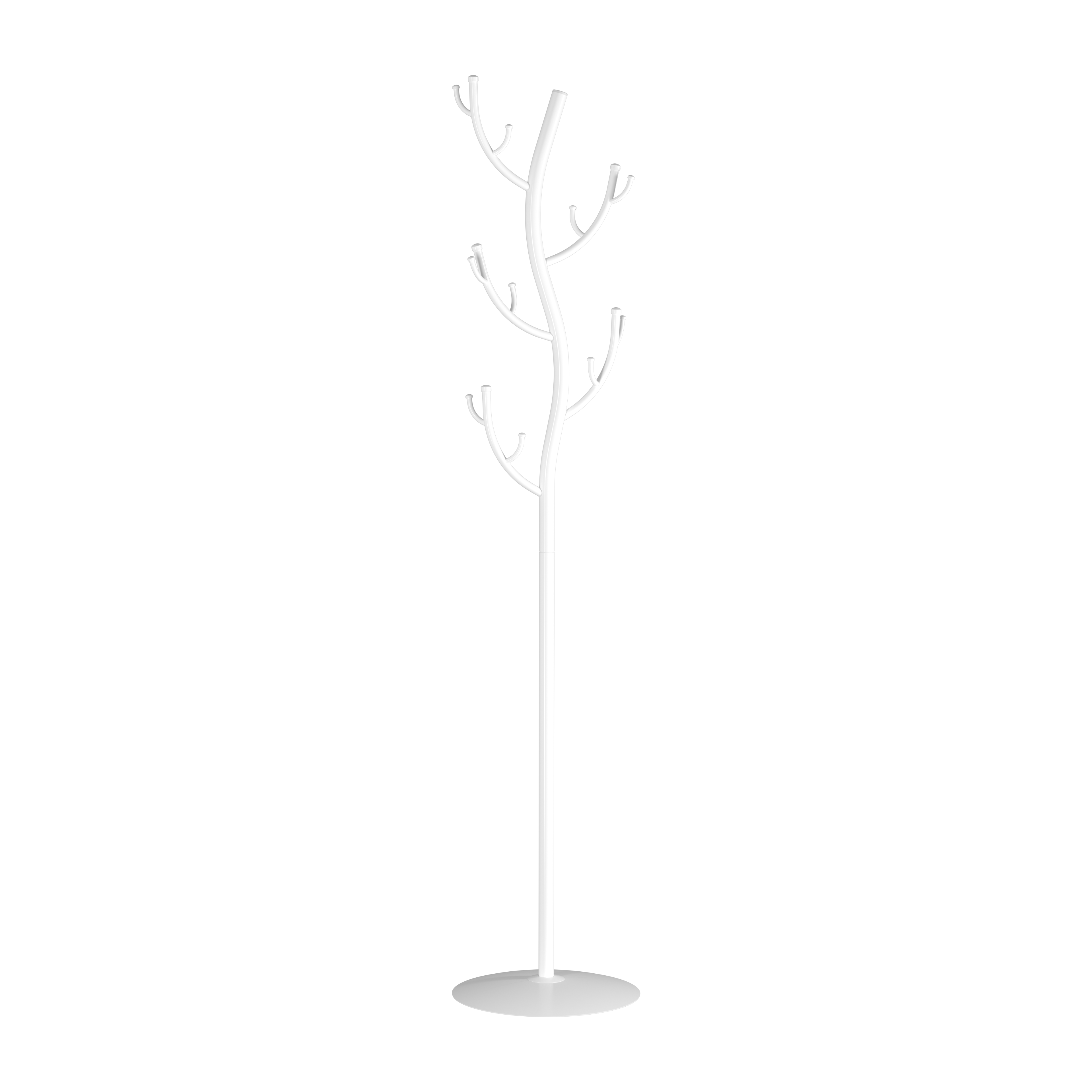 Вешалка стойка напольная ЗМИ Дерево, 181х37,5х37,5 см, белый