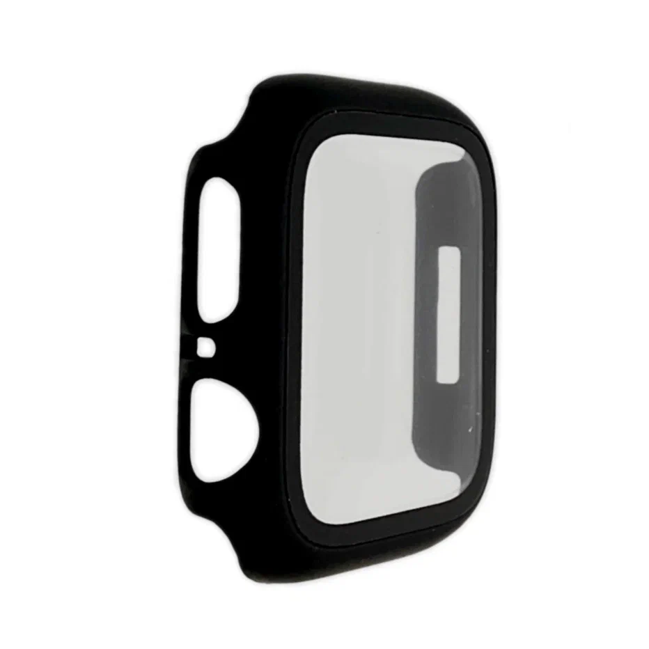 Чехол и защитное стекло Qvatra для Apple Watch Series 2/3 42 мм черный