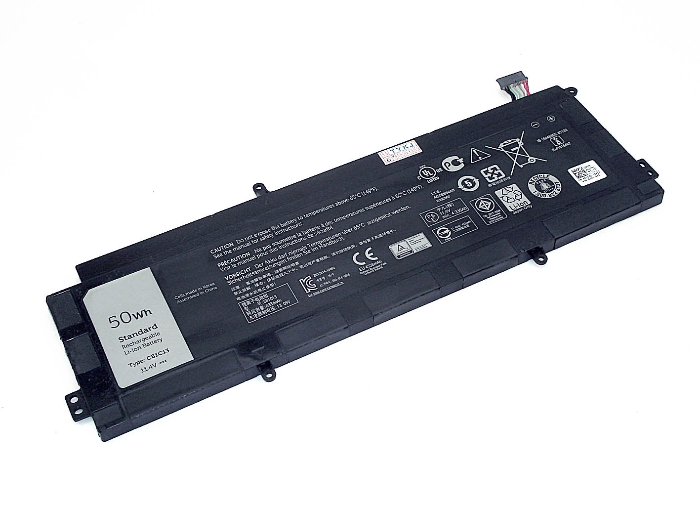 Аккумулятор для ноутбука Dell Chromebook 11 CB1C13 11.4V 4400mAh