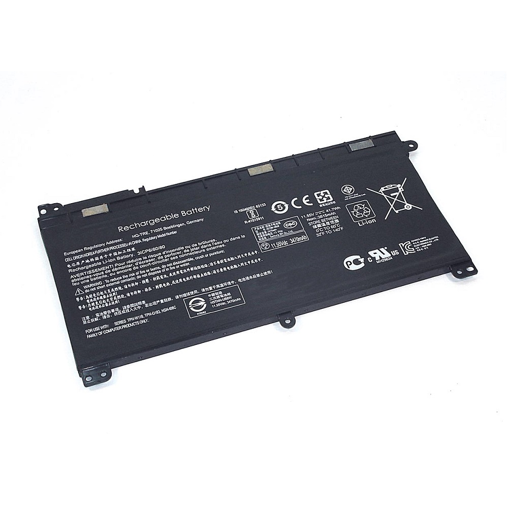 Аккумулятор для ноутбука HP Pavilion X360 BI03XL 11,55V 41,7Wh Black