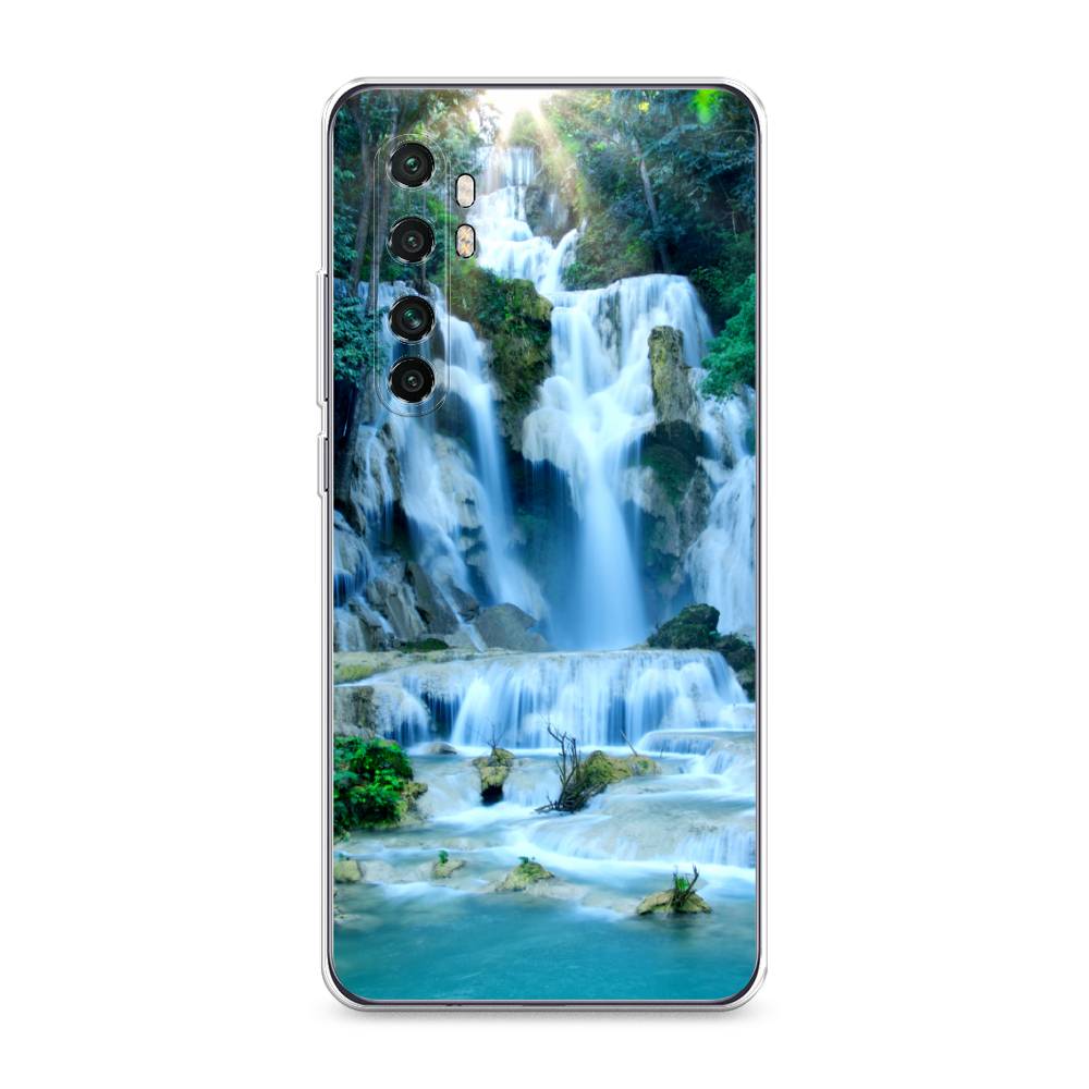 Чехол Awog на Xiaomi Mi Note 10 Lite "Водопад 8"