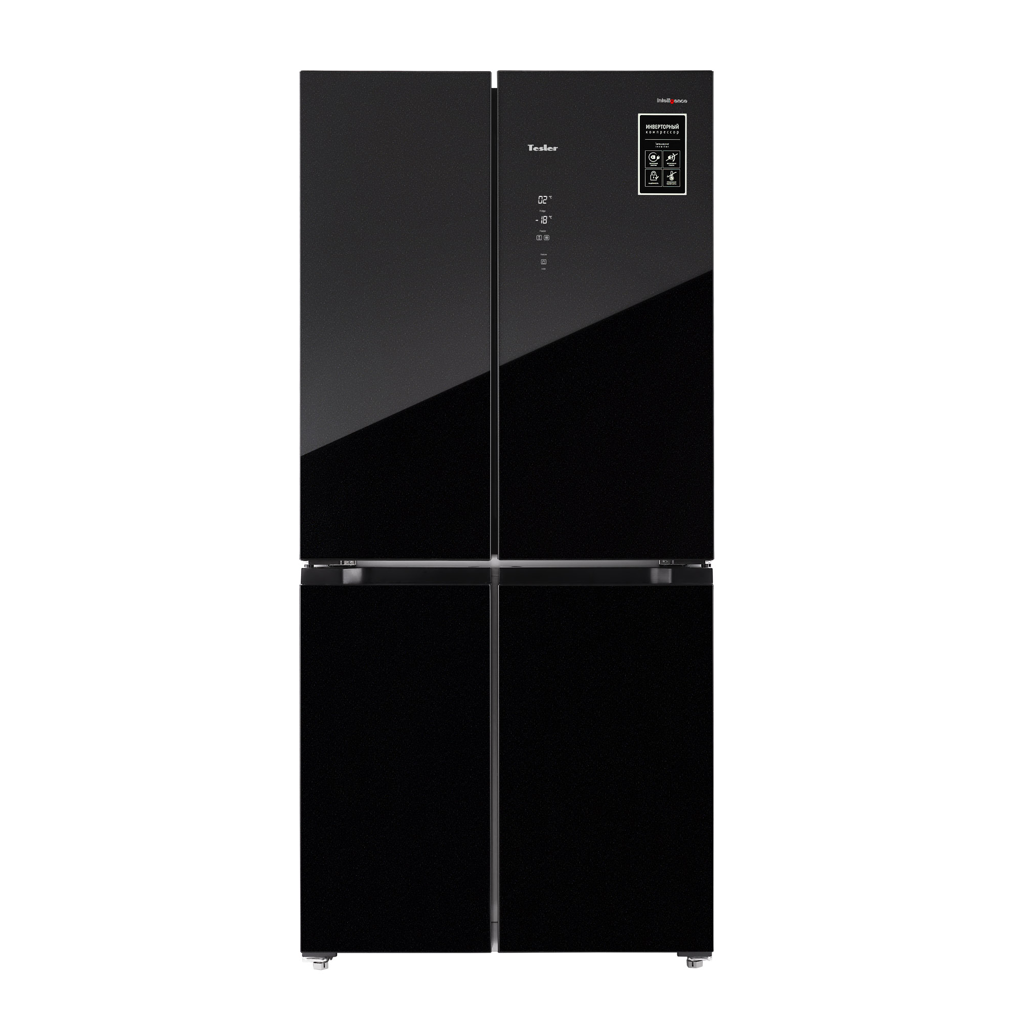 Холодильник TESLER RCD-482I черный