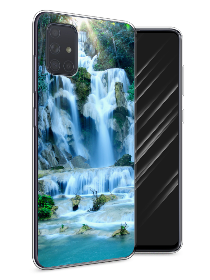 Чехол Awog на Samsung Galaxy A71 4G "Водопад 8"