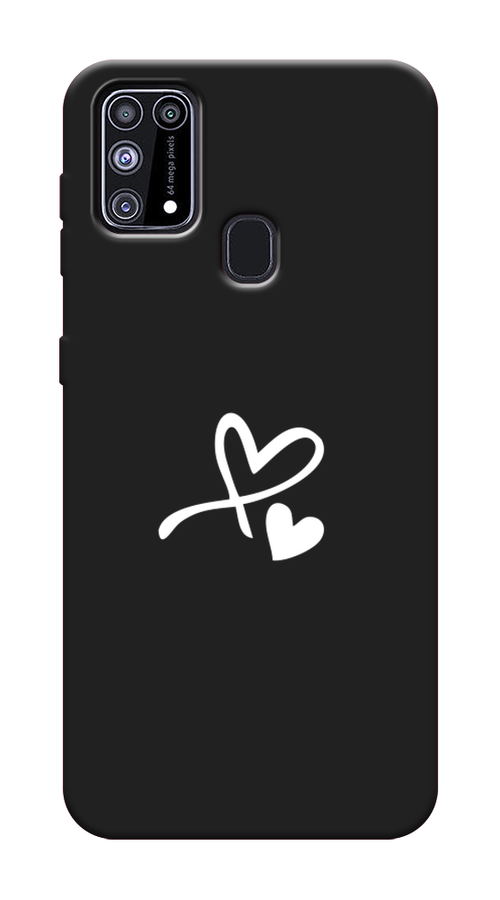 Чехол Awog на Samsung Galaxy M31 / Самсунг M31 "Сердечко минимализм"