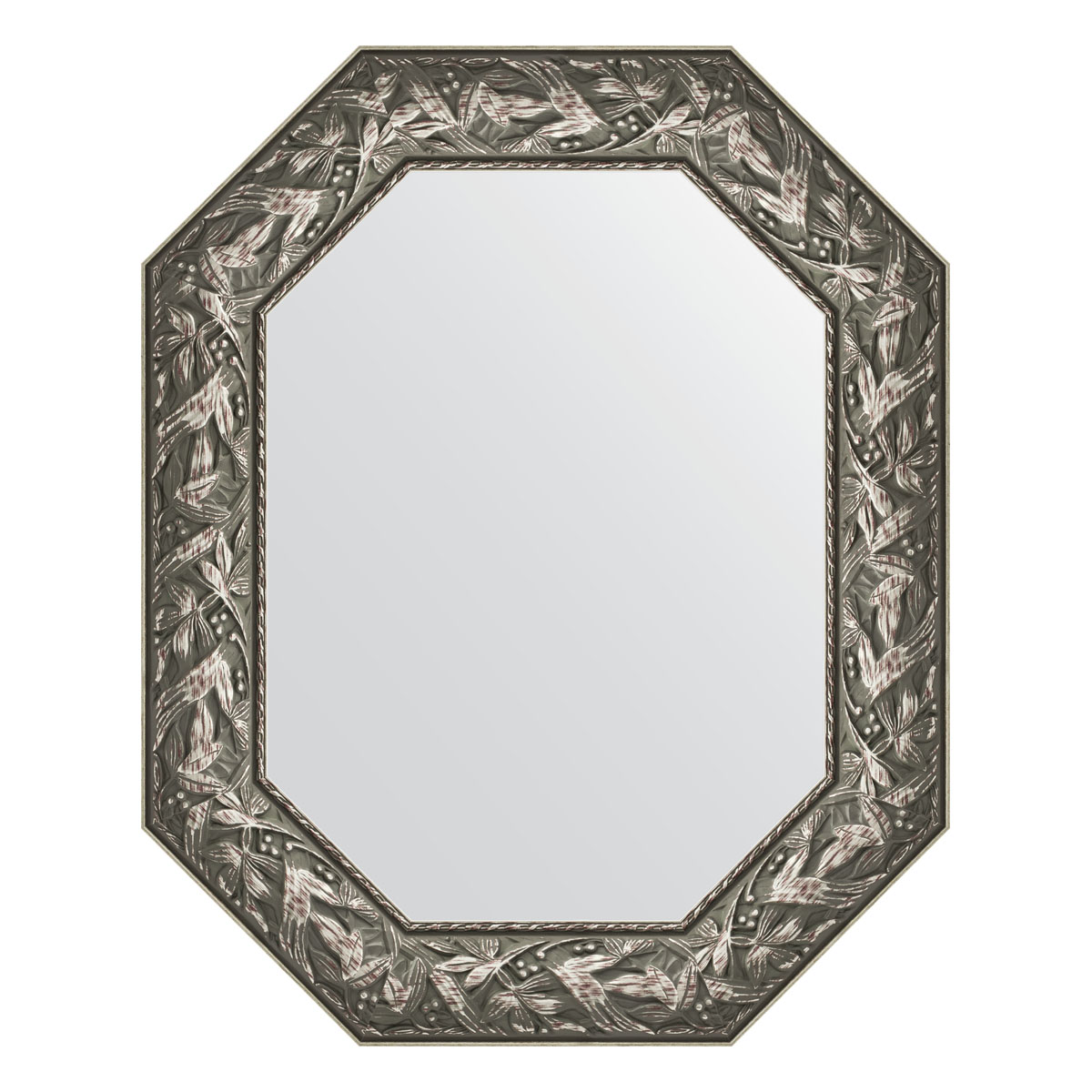 Зеркало в раме 63x78см Evoform BY 7226 византия серебро